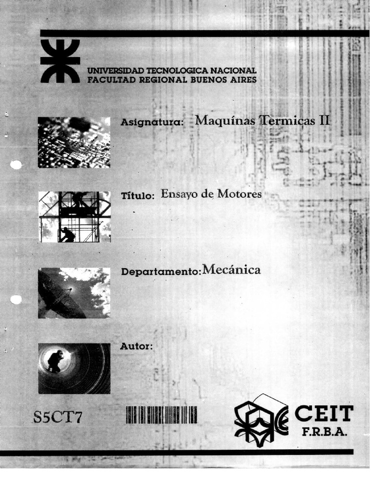 Ensayo de Motores S5CT7_P1 | PDF