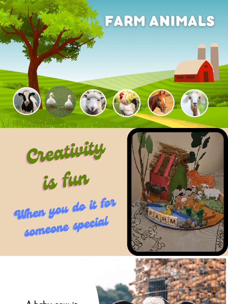 Colorful Realistic Farm Animal Information Presentation - 20231205 ...
