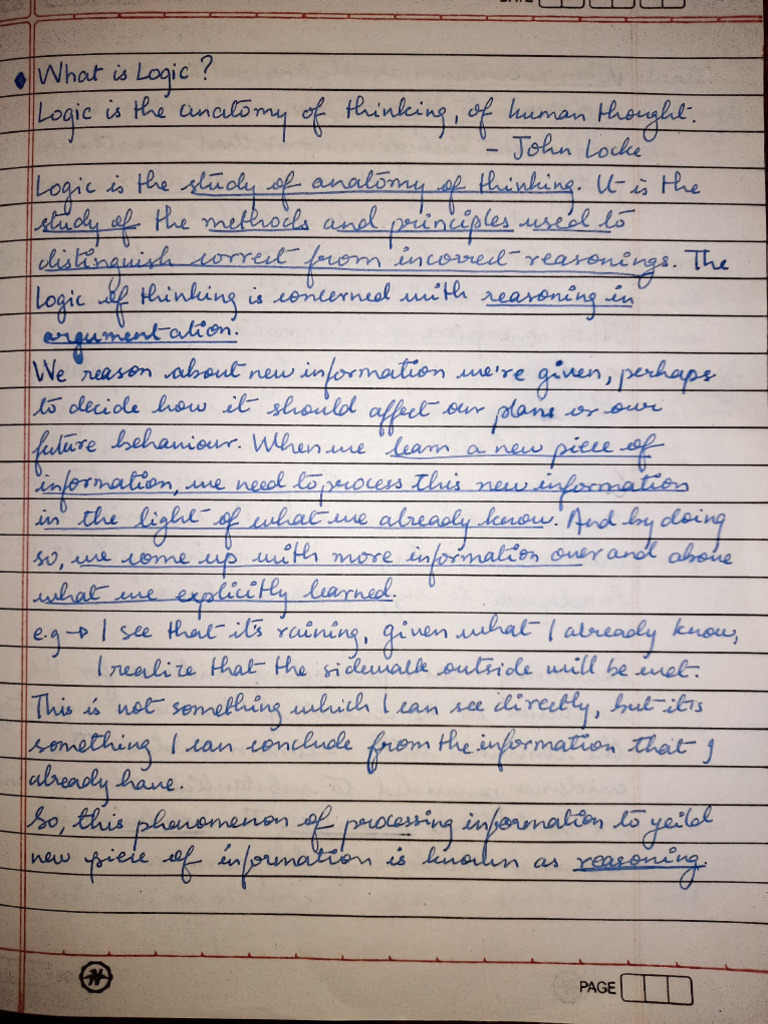 Formal Logic Unit 1 | PDF