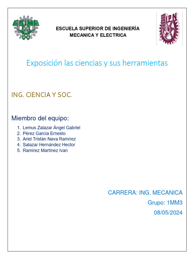Herramientas Clave en la Ciencia | PDF | Experimentar | Science