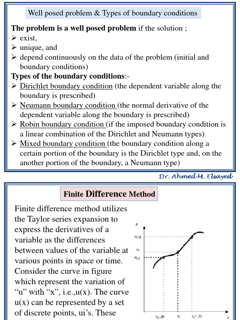 Lecture 4_finite difference method | PDF | Boundary Value Problem | Mathematical Analysis