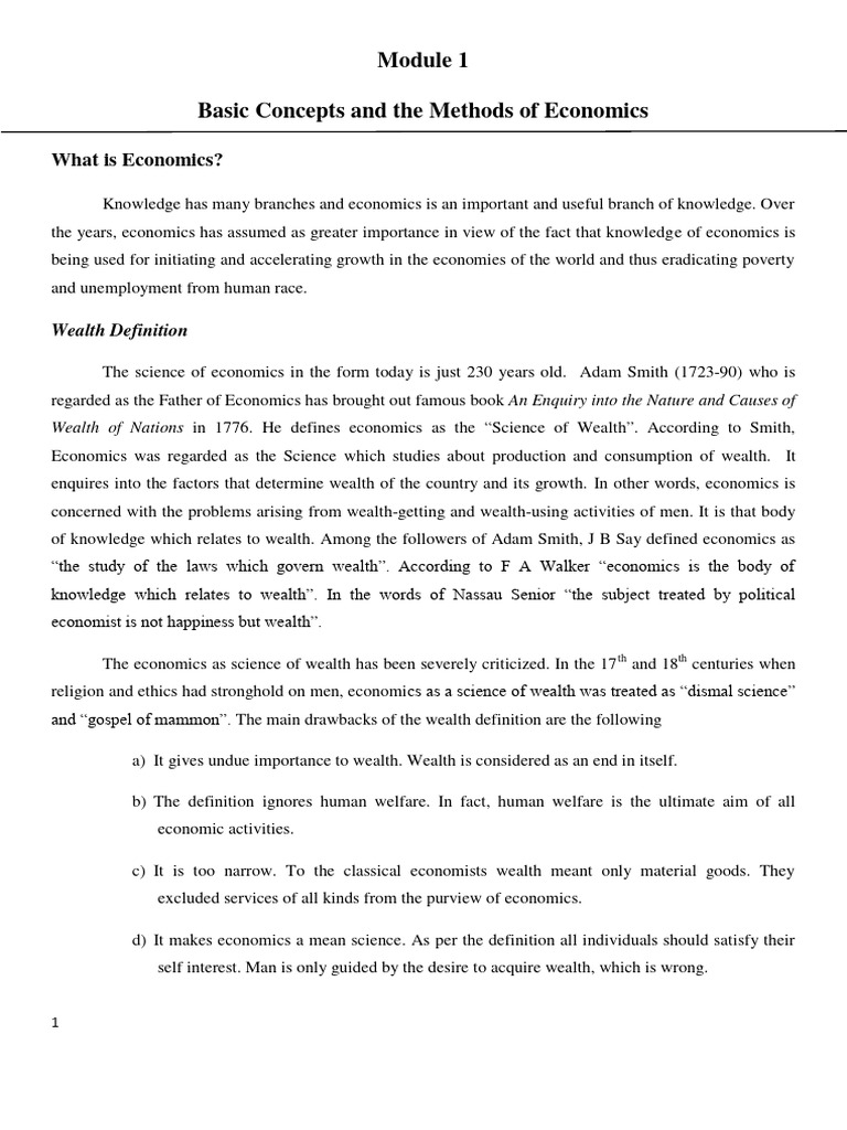 Module 1 Open Course 2021 | PDF | Microeconomics | Economics
