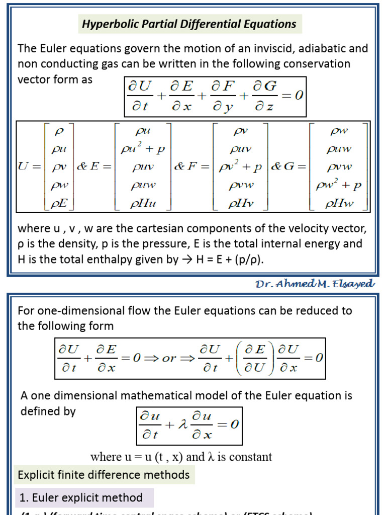 Lecture 9 - Hyperbolic - Partial Differential Equation | PDF ... Lecture 9 - Hyperbolic - Partial Differential Equation | PDF ...