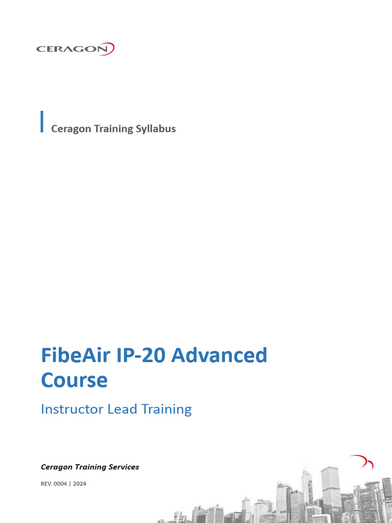 IP20 - Advanced Product Training Syllabus - 12.7 | PDF | Computer Science | Network Protocols