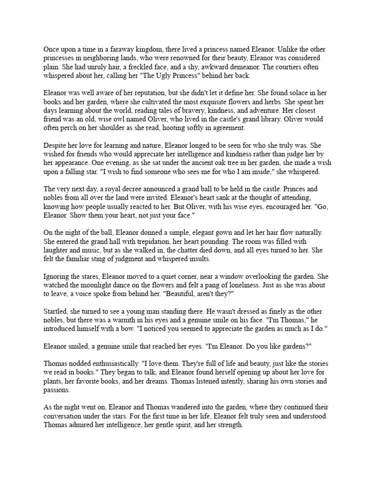 The Ugly Princess | PDF