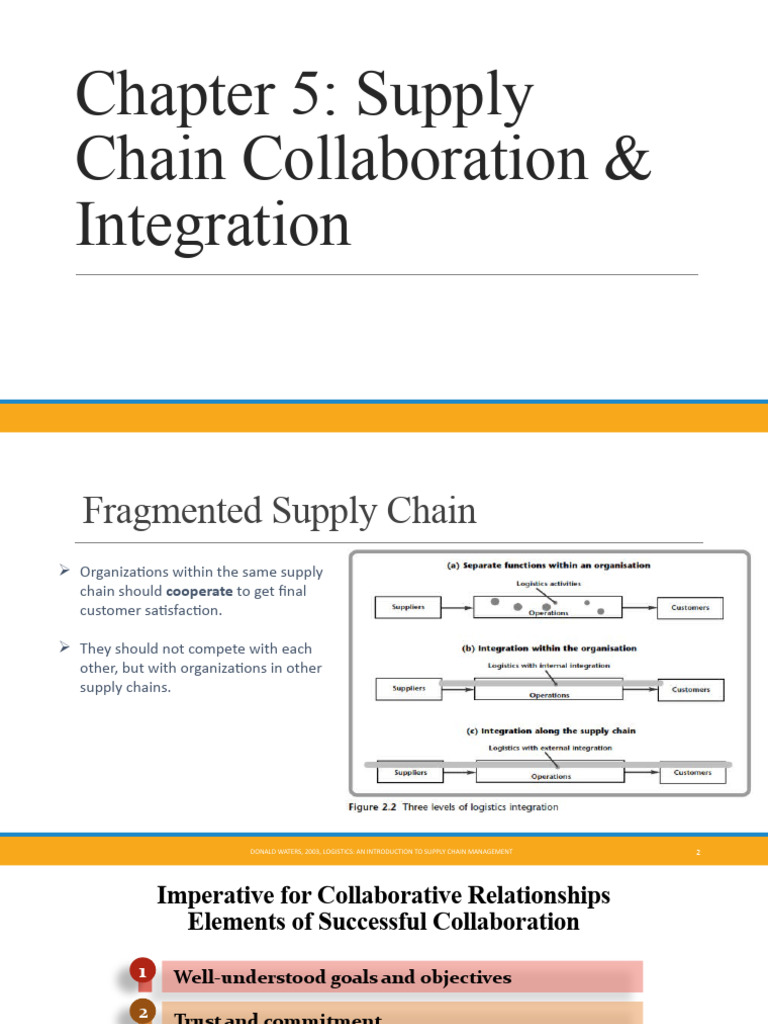 Chapter 5 - Supply Chain Collaboration & Integration | PDF | Supply ...