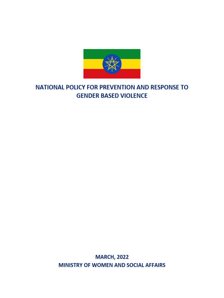 National Policy on Gender-Based Violence | PDF | Violence Against Women ...