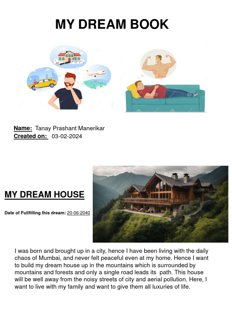 My Dream Book (Ede Assignment) | PDF