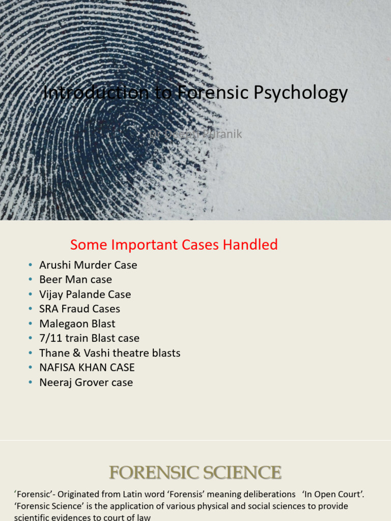 Merged Forensic | PDF | Insanity Defense | Psychology