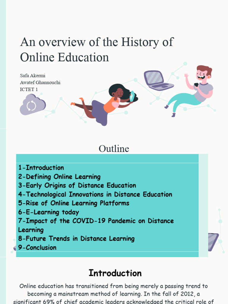 An Overview of The History of Online Education | PDF | Distance ...