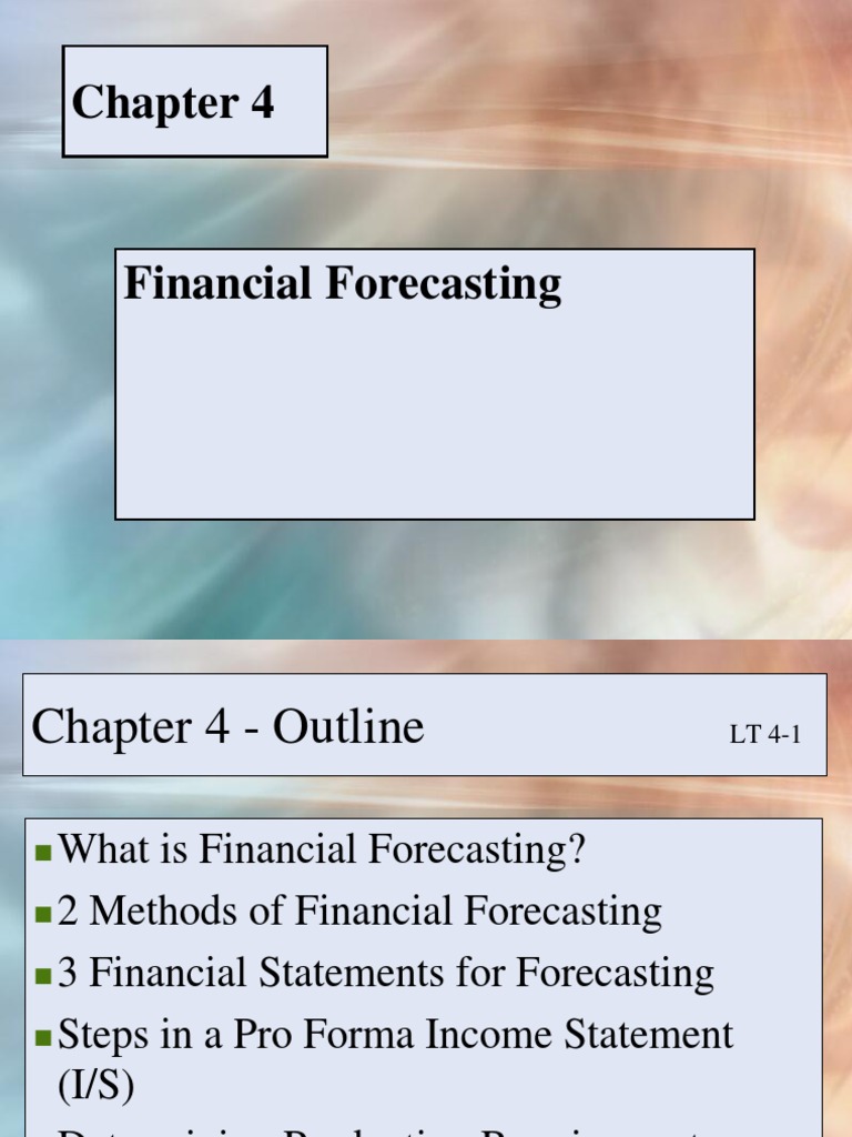 215 Chap04 Forecasting | PDF | Retained Earnings | Dividend