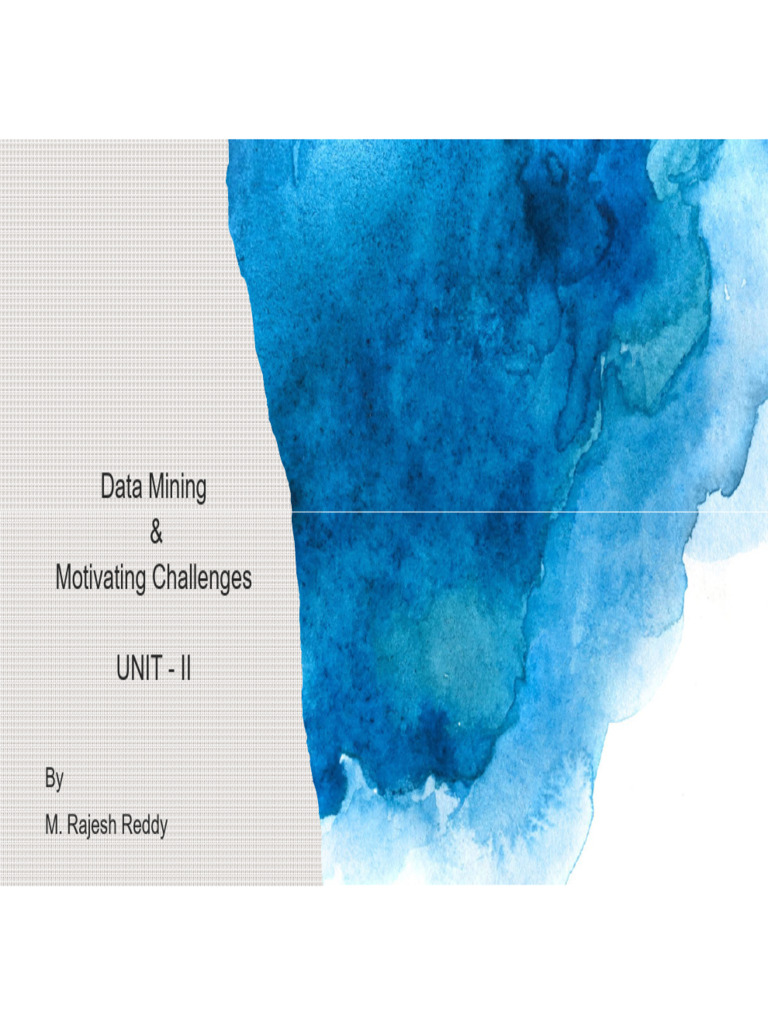 Unit-2-Part-1 Data Mining | PDF | Data Mining | Information