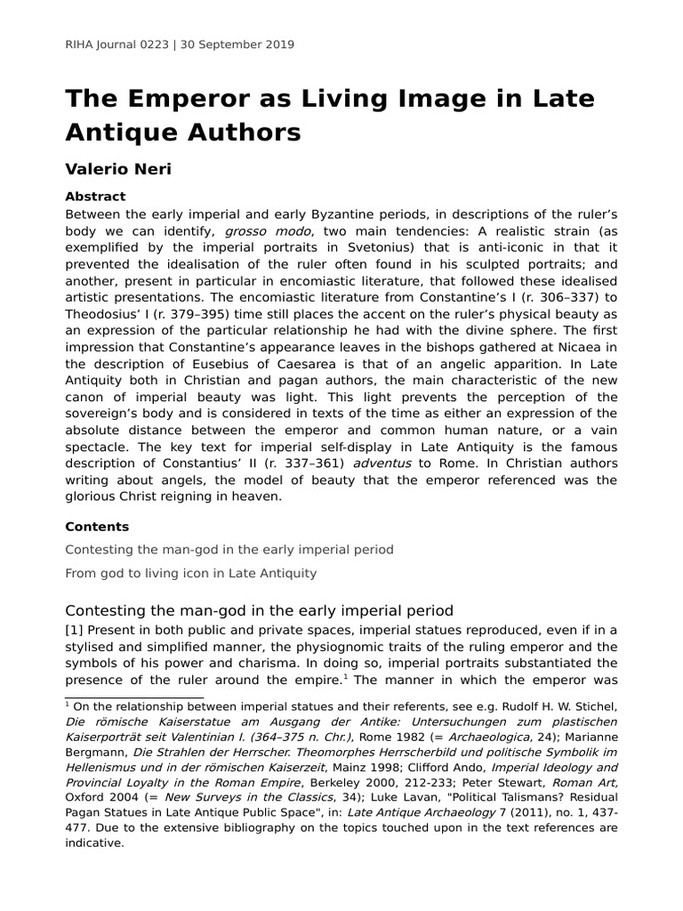 68111-Article Text-191768-2-10-20200121 | PDF | Constantine The Great | Roman Empire