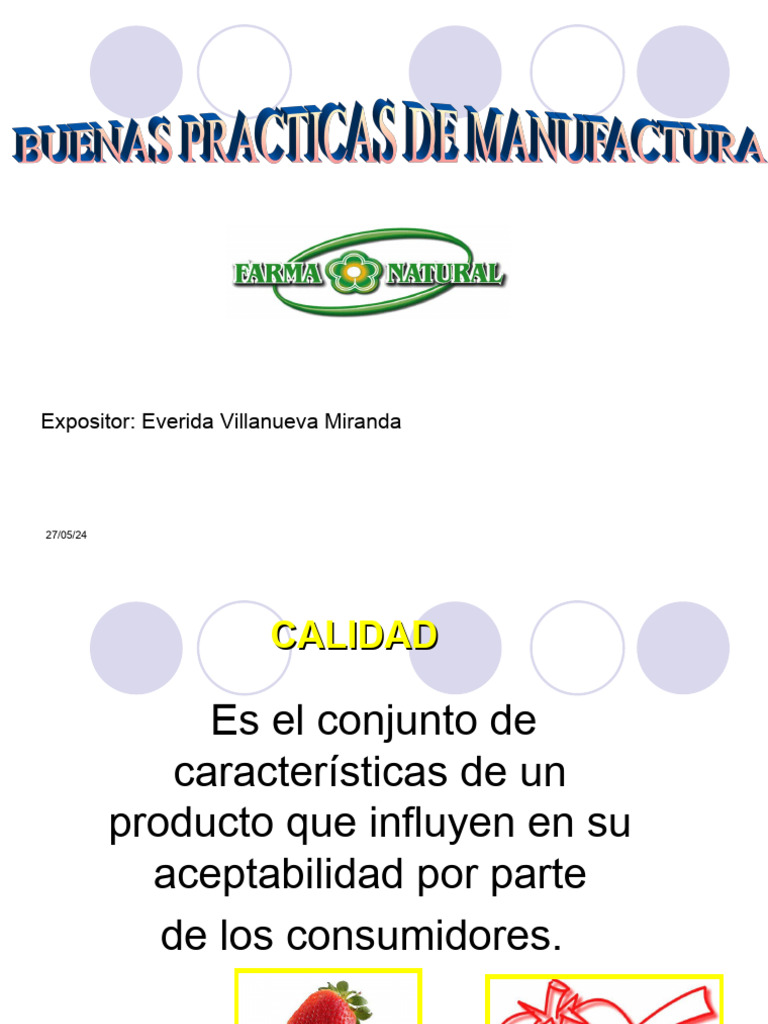 Buenas Practicas de Manufactura | PDF | Vertedero | Análisis de Riesgo y Puntos Críticos de Control