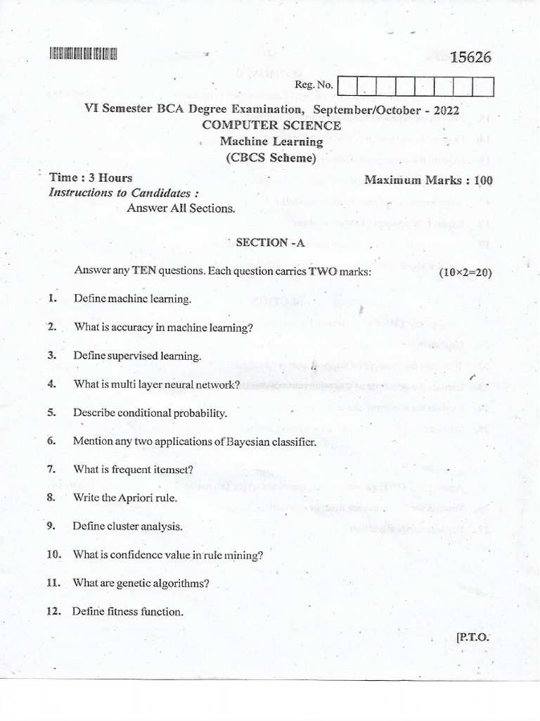 Machine Learning Pdf