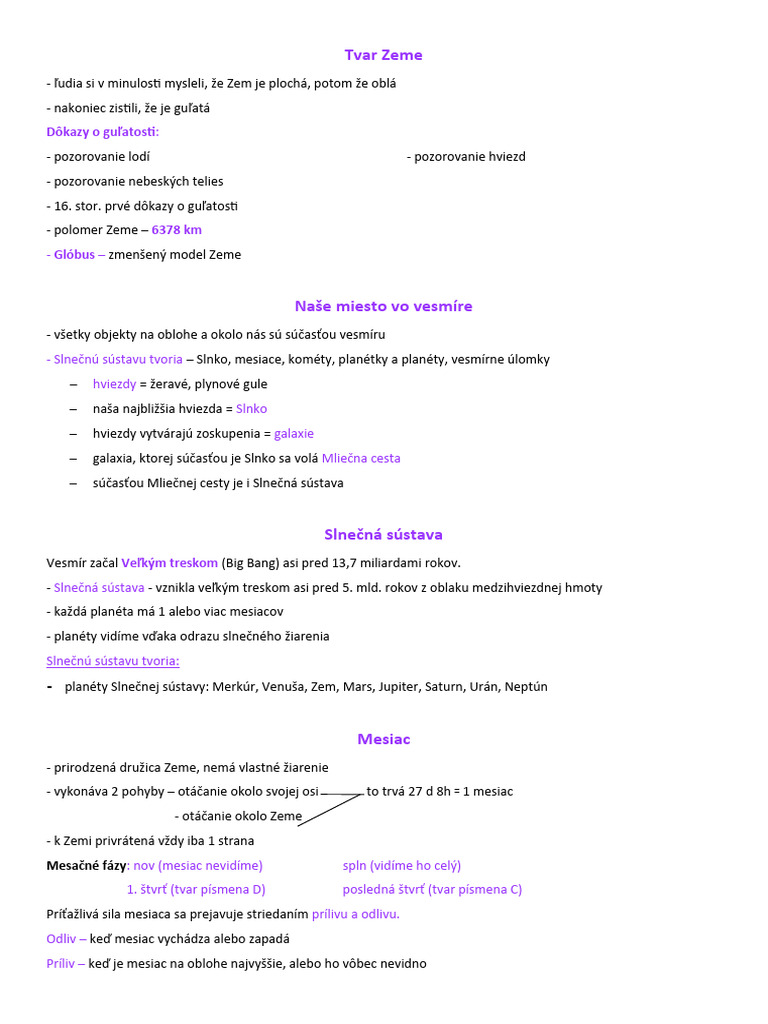 Geografia Pozn. Komplet 5 Ročník | PDF