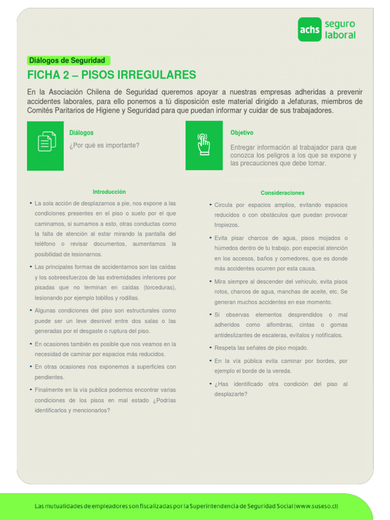 Diálogo 2 - Pisos Irregulares | PDF