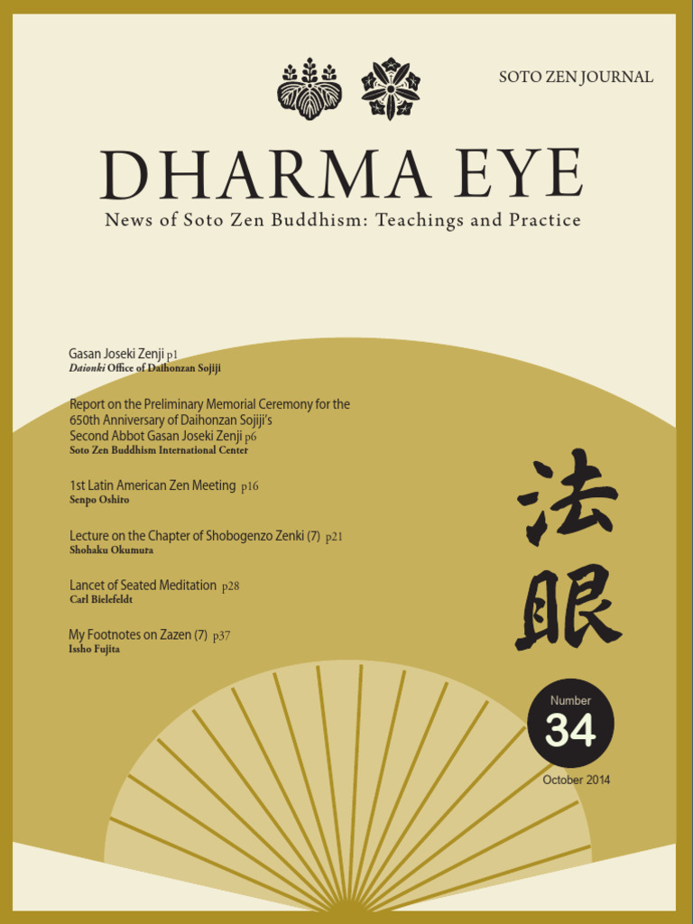 Dharma Eye: News of Soto Zen Buddhism: Teachings and Practice | PDF ...