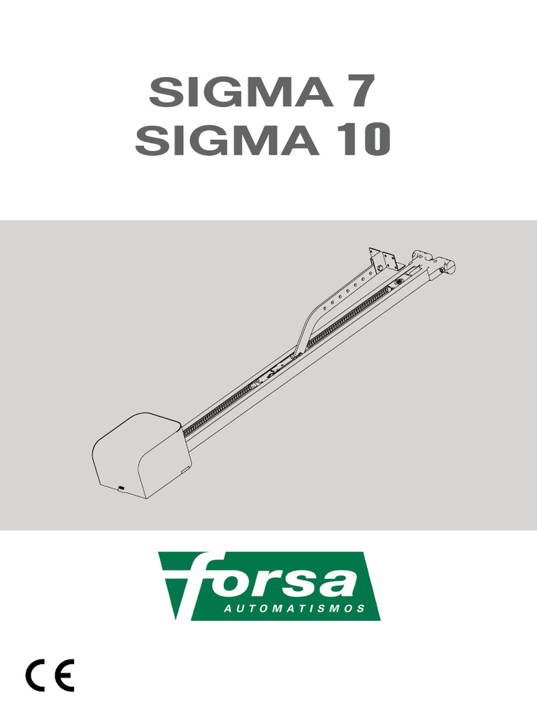 Manual Motor Sigma Forsa | PDF