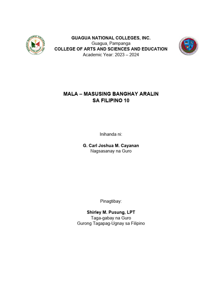 KAlaban ng taong bayan | PDF