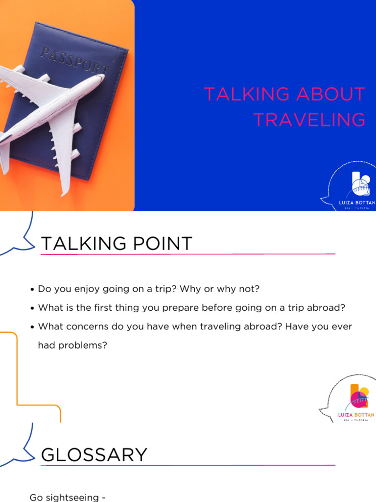 Conversation Class - Travel | PDF