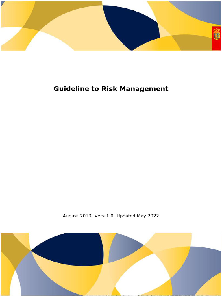 Risk Management Guideline 1700414362 | PDF | Risk | Risk Management