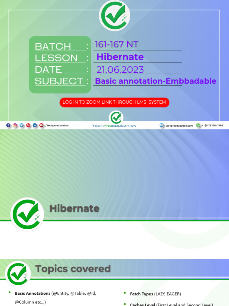 Hibernate Basics & ORM Concepts | PDF | Databases | Data Management