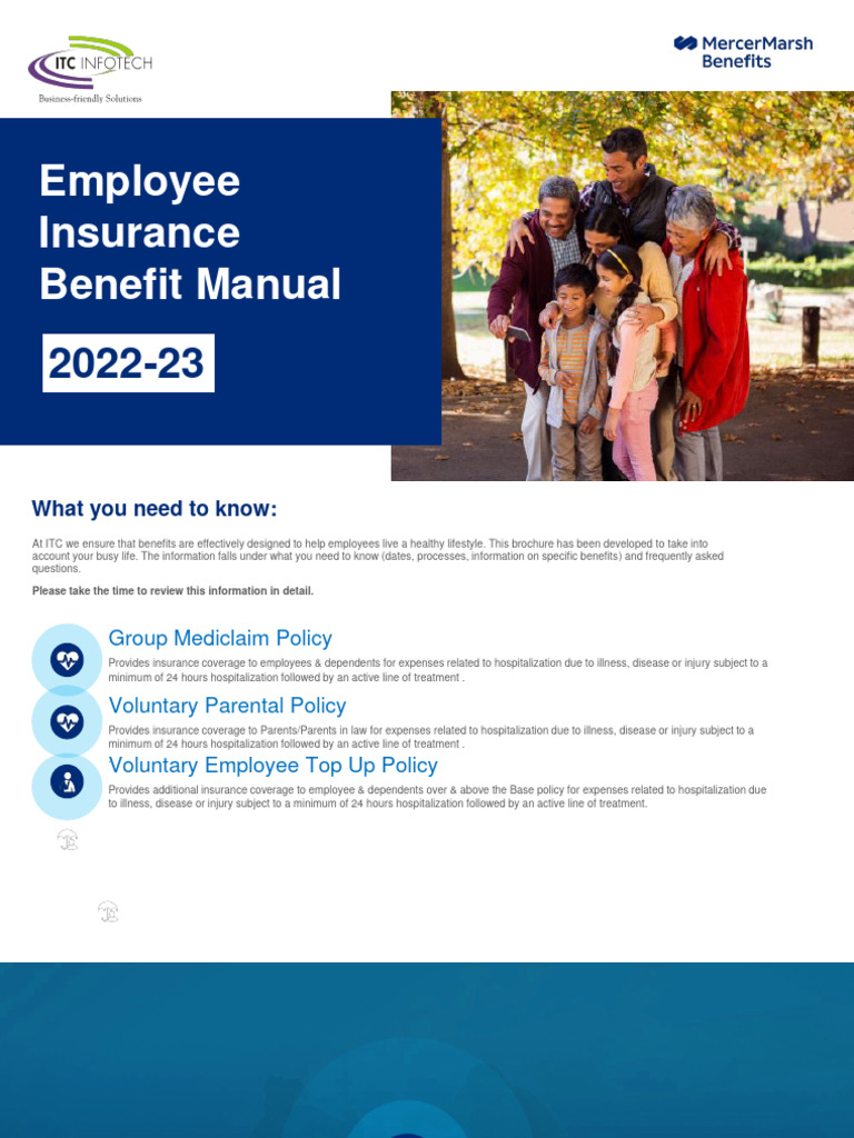 ITC Infotech Benefit Manual | PDF | Insurance | Hospital