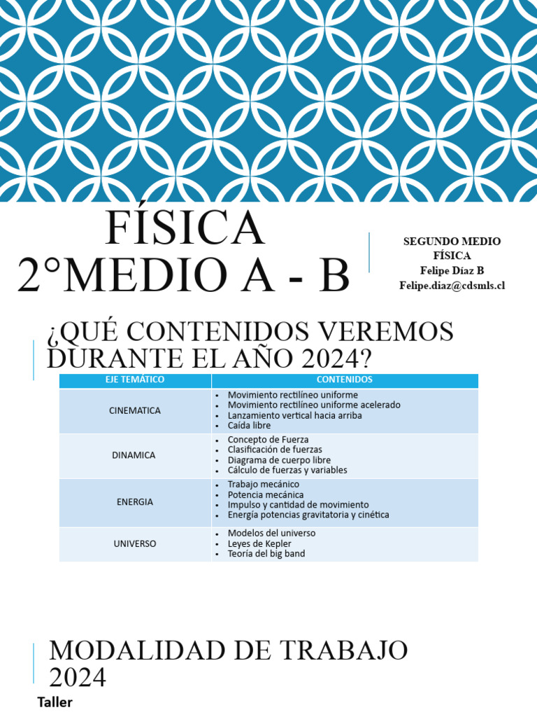Clases 2°medio - Cinemática. | PDF | Velocidad | Aceleración
