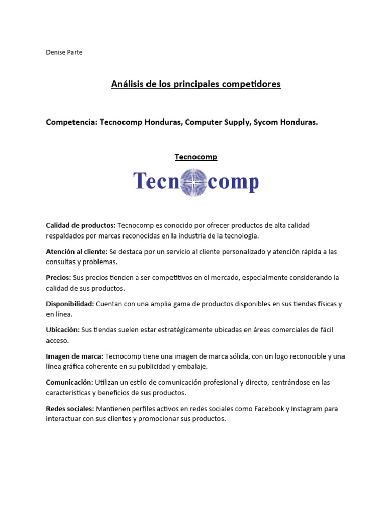 Proyecto Final Consumidor | PDF | Marca | Calidad (comercial)