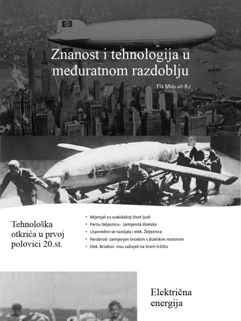 Znanost I Tehnologija U Međuratnom Razdoblju | PDF