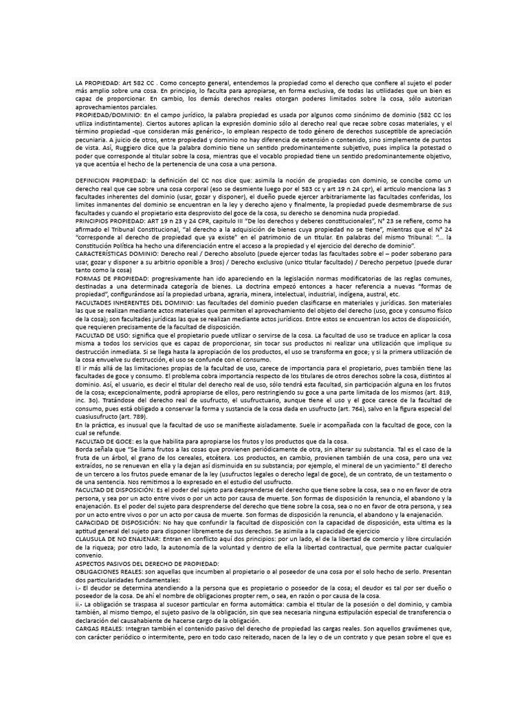 Documento | PDF | Propiedad | Posesión (Ley)