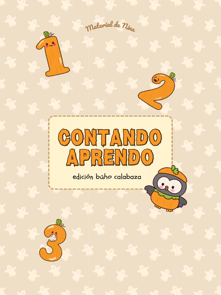 Contando Aprendo - Edición Buho Calabaza | PDF