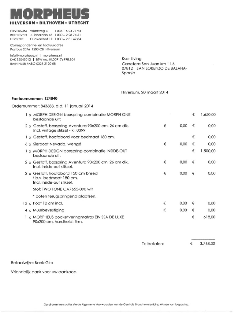 Morpheus 124840 | PDF