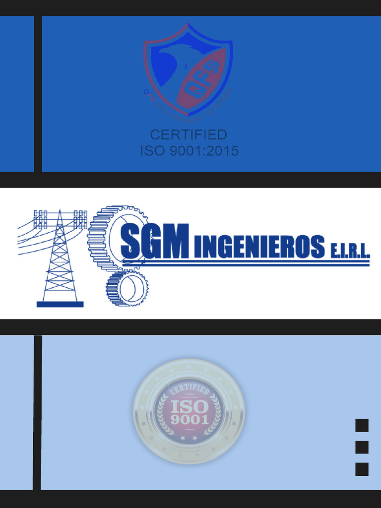 Brochure SGM Ingenieros 2024 | PDF | Seguridad y salud ocupacional | Calidad (comercial)