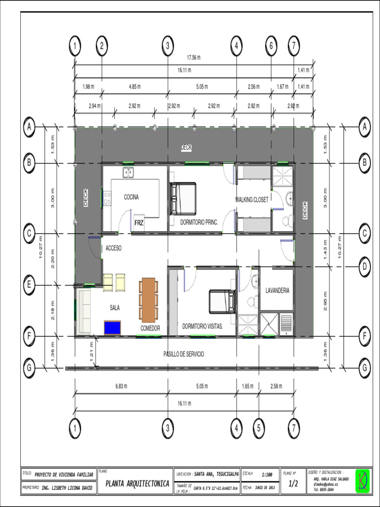 Planta Arquitectonica | PDF
