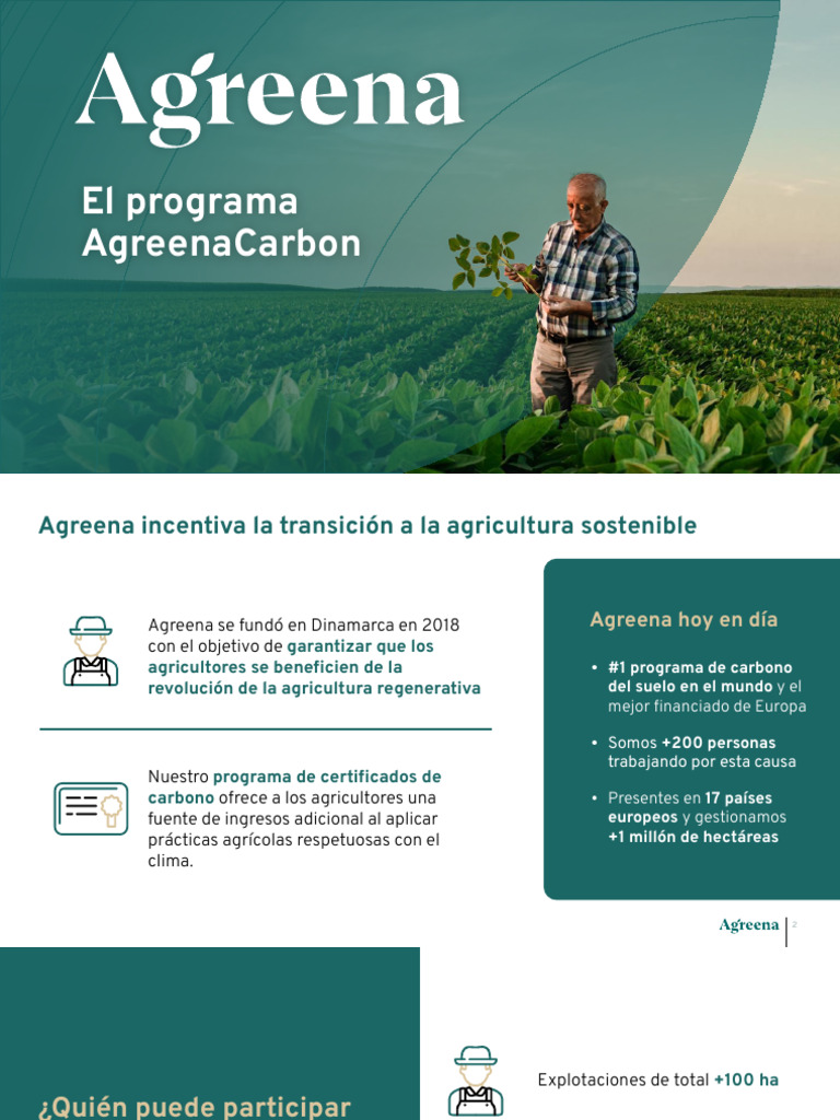 Agreena Carbon en Pocas Palabras | PDF | Agricultura | Gases de efecto ...