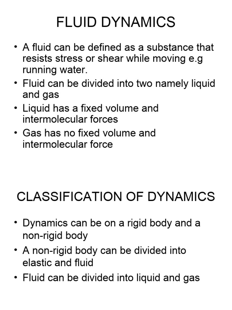 FLUID DYNAMICS | PDF | Viscosity | Fluid Dynamics