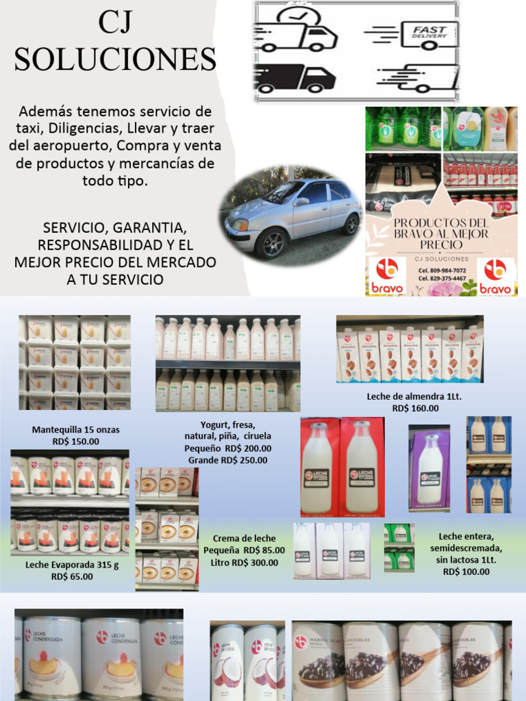 Catálogo de Productos Supermercado Bravo | PDF | Alimentos