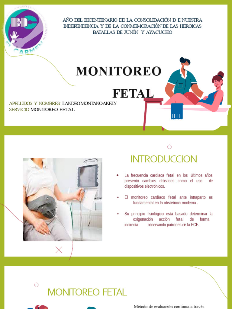 Monitoreo Fetal: Métodos y Parámetros | PDF | Feto | El embarazo