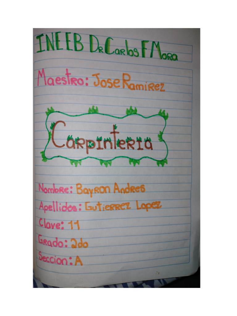 Carpintería 1 | PDF