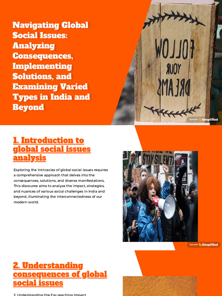 Navigating Global Social Issues Analyzing Consequences Implementing ...