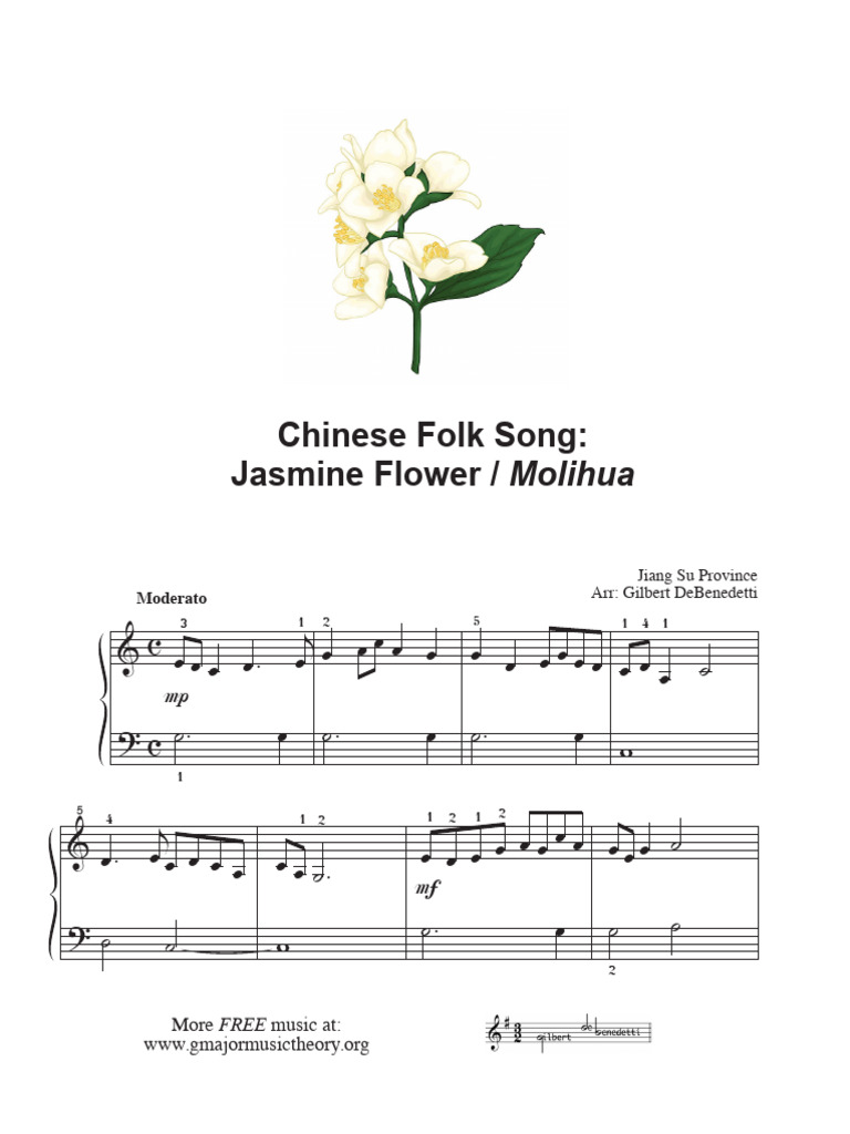 3 Chinese Folk Song | PDF