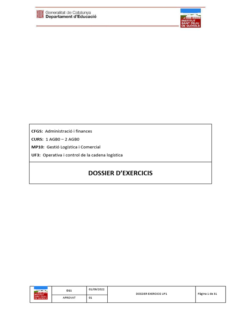 Dossier Exercicis UF3 | PDF