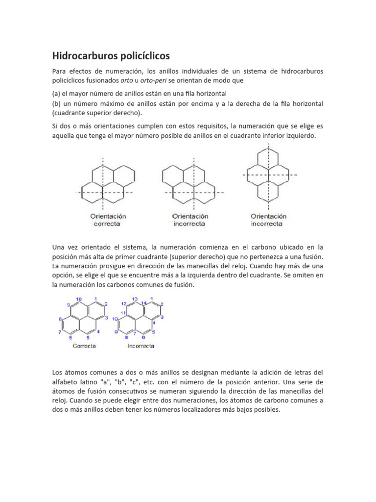 Hidrocarburos Policíclicos | PDF | Química Orgánica | Química