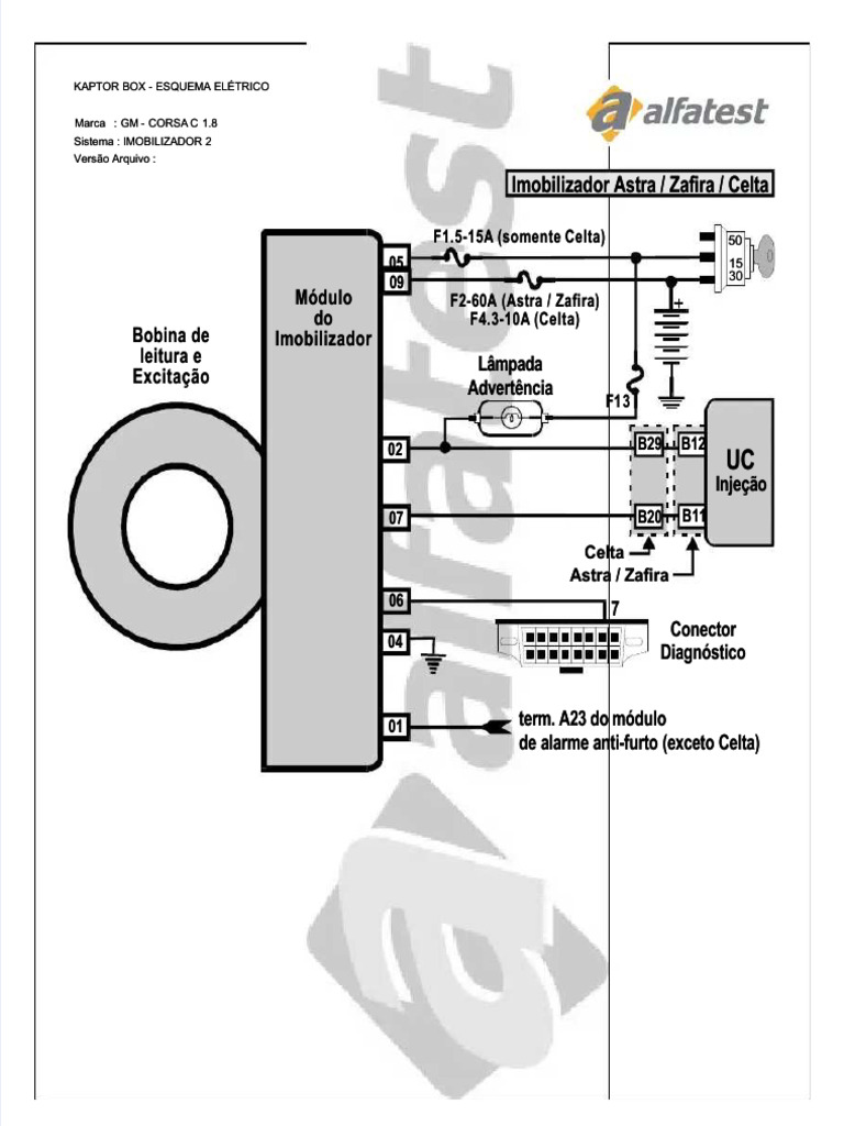 Esquema Elétrico Corsa 1.8 GM | PDF | Engenharia Elétrica | Bens manufaturados