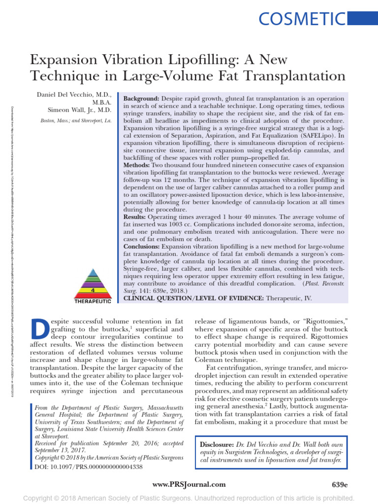 2018 - Expansion - Vibration - Lipofilling - A - New - Technique.10 ...