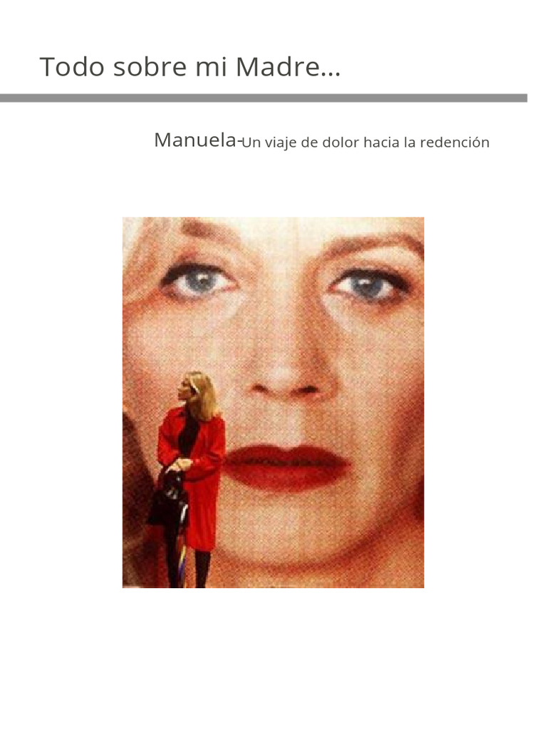 Todo Sobre Mi Madre | PDF | Amor | Ira