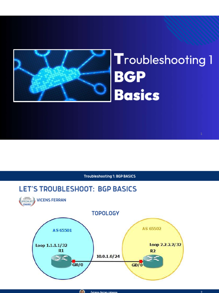 Troubleshooting BGP Basics | PDF | Computer Networking | Routing Troubleshooting BGP Basics | PDF | Computer Networking | Routing