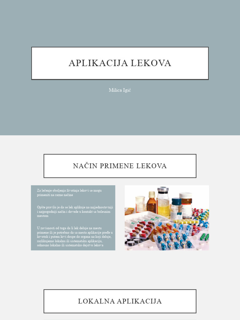 Aplikacija Lekova | PDF